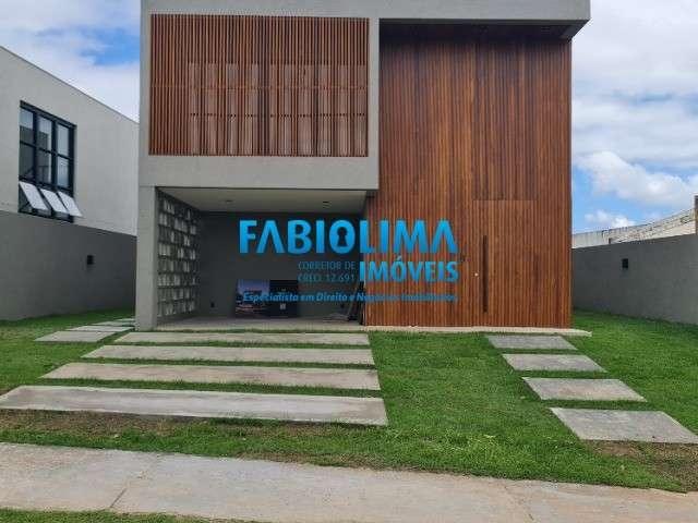 Casa / Sobrado em Condomínio para Venda em Camaçari/BA Alphaville Abrantes 4 Quartos