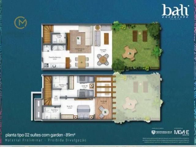 Casa / Sobrado em Condomínio para Venda em Camaçari/BA Itacimirim 2 Quartos