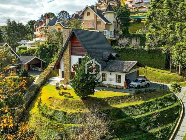 Casa / Sobrado em Condomínio para Venda em Campos do Jordão/SP Jardim Véu da Noiva 3 Quartos