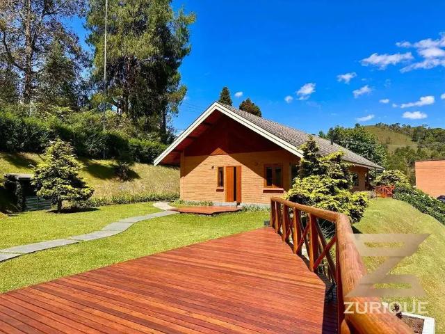 Casa / Sobrado em Condomínio para Venda em Campos do Jordão/SP Jardim Véu da Noiva 4 Quartos