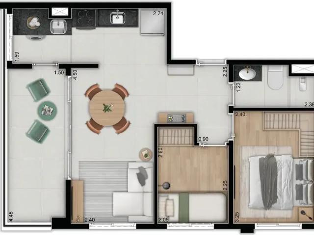 Casa / Sobrado em Condomínio para Venda em Canoas/RS Olaria 2 Quartos