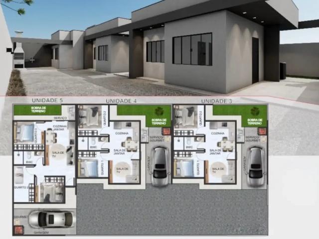 Casa / Sobrado em Condomínio para Venda em Cascavel/PR Santa Cruz 2 Quartos