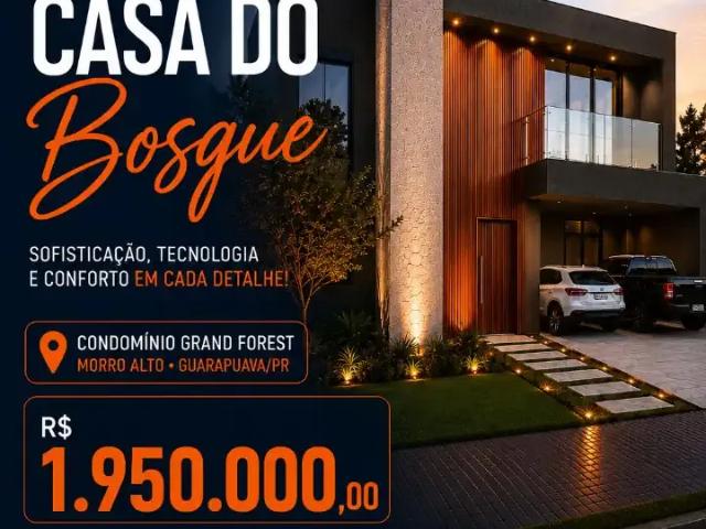 Casa / Sobrado em Condomínio para Venda em Guarapuava/PR Morro Alto