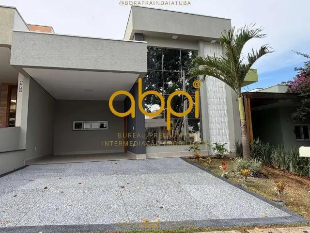 Casa / Sobrado em Condomínio para Venda em Indaiatuba/SP Jardim Bréscia 3 Quartos