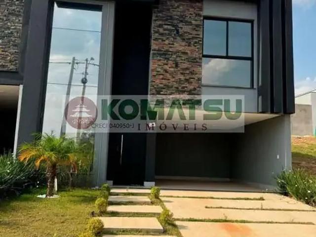 Casa / Sobrado em Condomínio para Venda em Indaiatuba/SP Loteamento Park Gran Reserve 3 Quartos