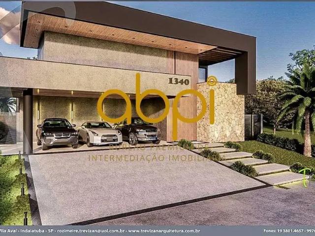 Casa / Sobrado em Condomínio para Venda em Indaiatuba/SP Parque Villa dos Pinheiros 3 Quartos