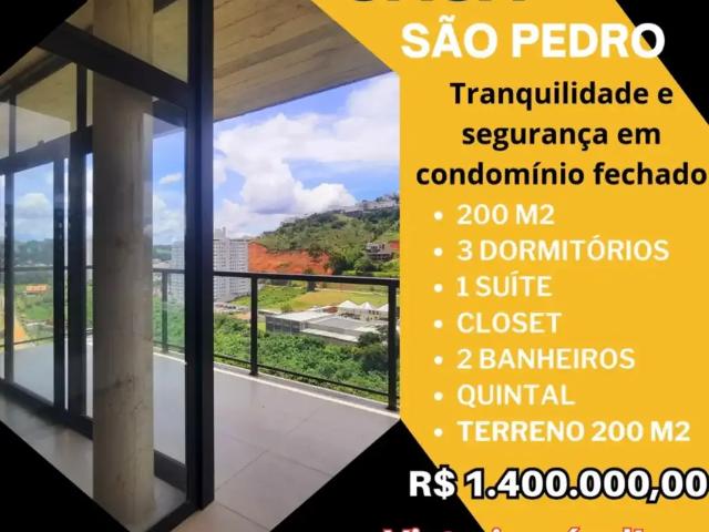 Casa / Sobrado em Condomínio para Venda em Juiz de Fora/MG São Pedro 3 Quartos
