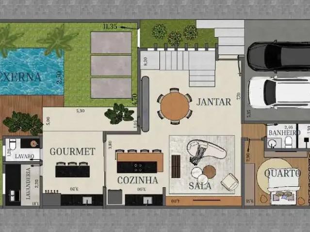 Casa / Sobrado em Condomínio para Venda em Juiz de Fora/MG Vina Del Mar 4 Quartos