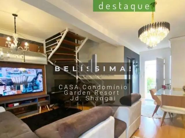 Casa / Sobrado em Condomínio para Venda em Jundiaí/SP Jardim Shangai 3 Quartos