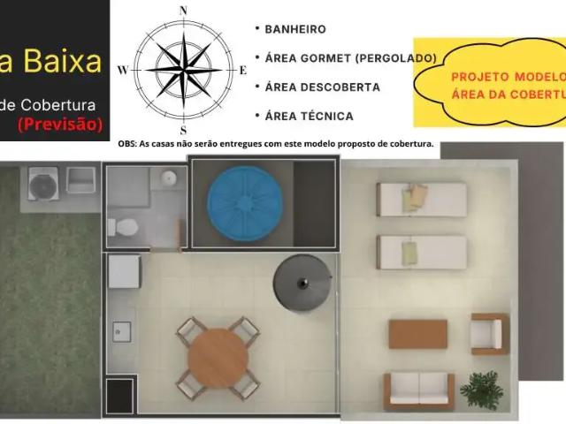 Casa / Sobrado em Condomínio para Venda em Lauro de Freitas/BA Ipitanga 3 Quartos