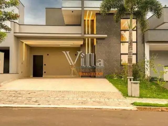 Casa / Sobrado em Condomínio para Venda em Limeira/SP Residencial Fazenda Itapema 3 Quartos