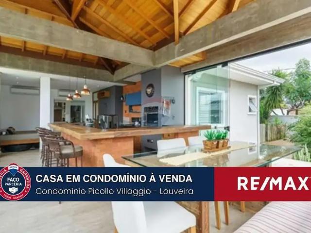 Casa / Sobrado em Condomínio para Venda em Louveira/SP Vilagge Capricio 3 Quartos