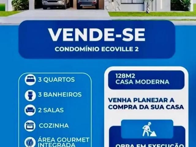 Casa / Sobrado em Condomínio para Venda em Parnamirim/RN Cajupiranga 3 Quartos