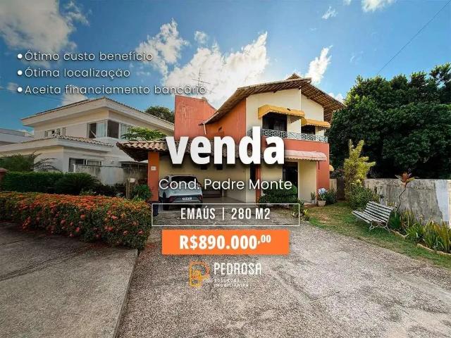 Casa / Sobrado em Condomínio para Venda em Parnamirim/RN Emaús 5 Quartos