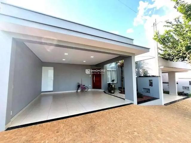 Casa / Sobrado em Condomínio para Venda em Piracicaba/SP Água Branca 3 Quartos