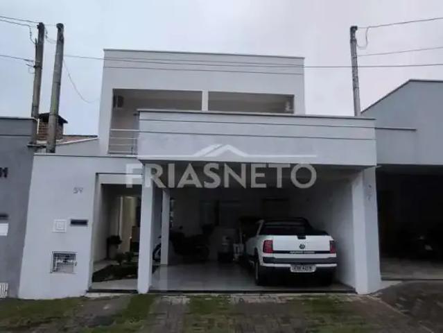 Casa / Sobrado em Condomínio para Venda em Piracicaba/SP Água Branca 3 Quartos