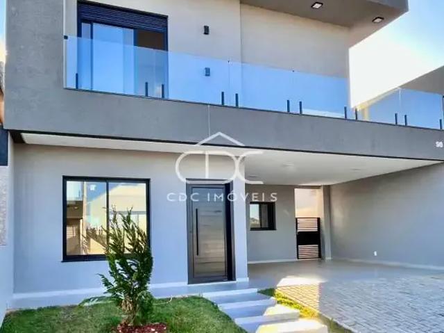 Casa / Sobrado em Condomínio para Venda em Ponta Grossa/PR Jardim Carvalho 3 Quartos