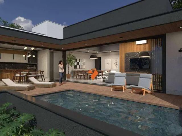 Casa / Sobrado em Condomínio para Venda em Presidente Prudente/SP Residencial Damha IV 4 Quartos