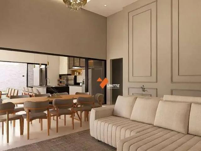 Casa / Sobrado em Condomínio para Venda em Presidente Prudente/SP Residencial Damha IV 3 Quartos
