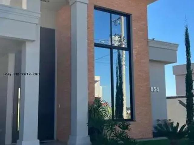 Casa / Sobrado em Condomínio para Venda em Presidente Prudente/SP Residencial Damha IV 3 Quartos