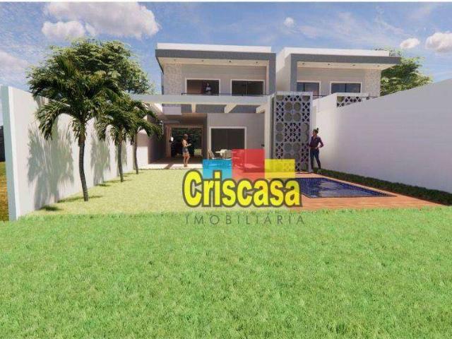 Casa / Sobrado em Condomínio para Venda em Rio das Ostras/RJ Bosque Beira Rio 3 Quartos