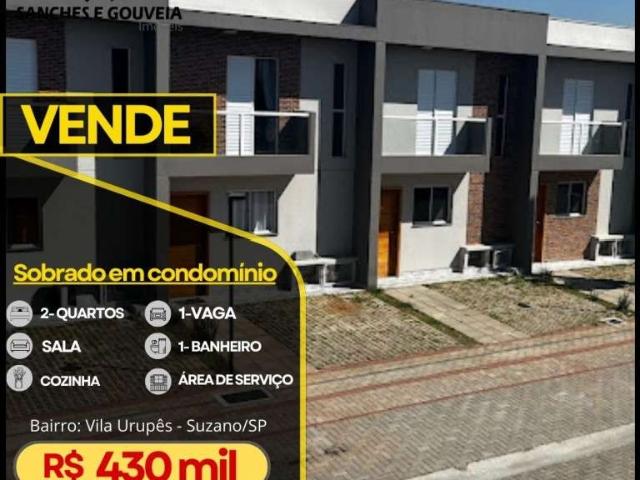 Casa / Sobrado em Condomínio para Venda em Suzano/SP Parque Santa Rosa 2 Quartos