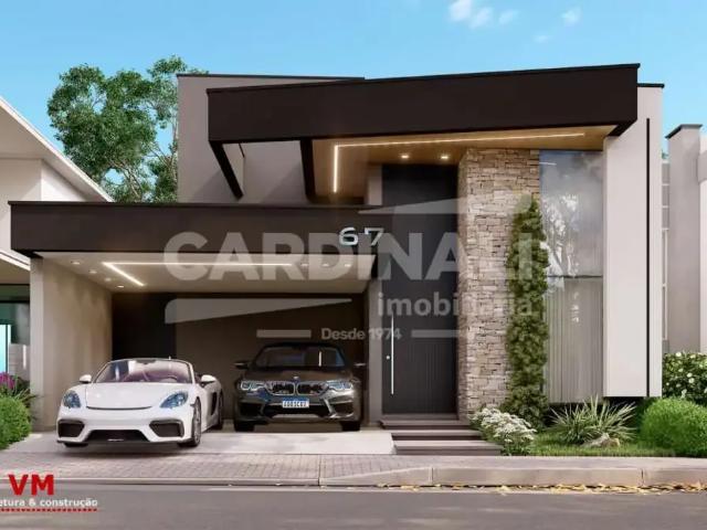 Casa / Sobrado em Condomínio para Venda em São Carlos/SP Jardim Jóckei Club A 3 Quartos