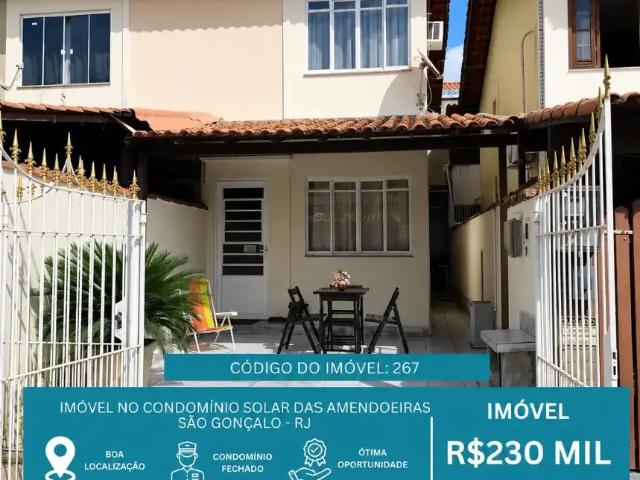 Casa / Sobrado em Condomínio para Venda em São Gonçalo/RJ Pacheco 2 Quartos