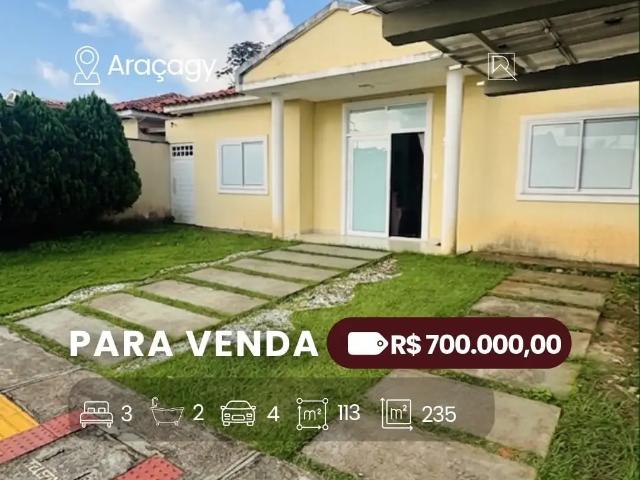 Casa / Sobrado em Condomínio para Venda em São José de Ribamar/MA Centro 3 Quartos