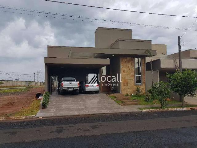 Casa / Sobrado em Condomínio para Venda em São José do Rio Preto/SP Loteamento Recanto do Lago 3 Quartos