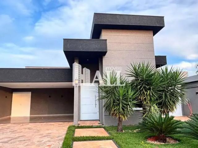 Casa / Sobrado em Condomínio para Venda em São José do Rio Preto/SP Parque Residencial Buona Vita 3 Quartos