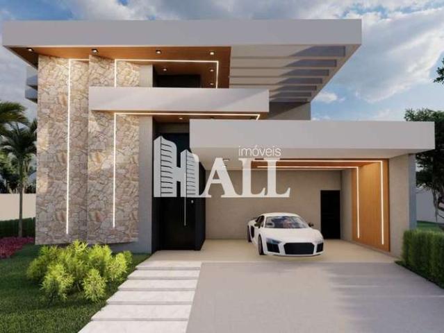 Casa / Sobrado em Condomínio para Venda em São José do Rio Preto/SP Parque Residencial Damha VI 3 Quartos