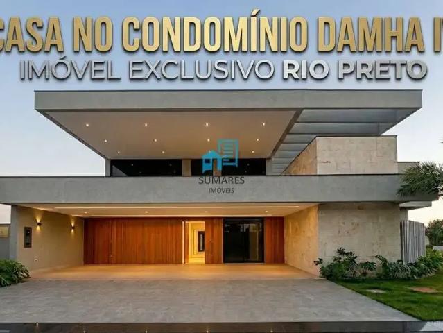 Casa / Sobrado em Condomínio para Venda em São José do Rio Preto/SP Parque Residencial Damha IV 4 Quartos