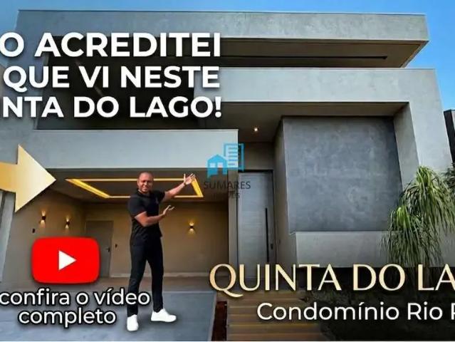 Casa / Sobrado em Condomínio para Venda em São José do Rio Preto/SP Quinta do Lago Residence 3 Quartos