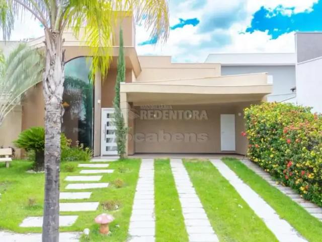 Casa / Sobrado em Condomínio para Venda em São José do Rio Preto/SP Residencial Gaivota I 3 Quartos