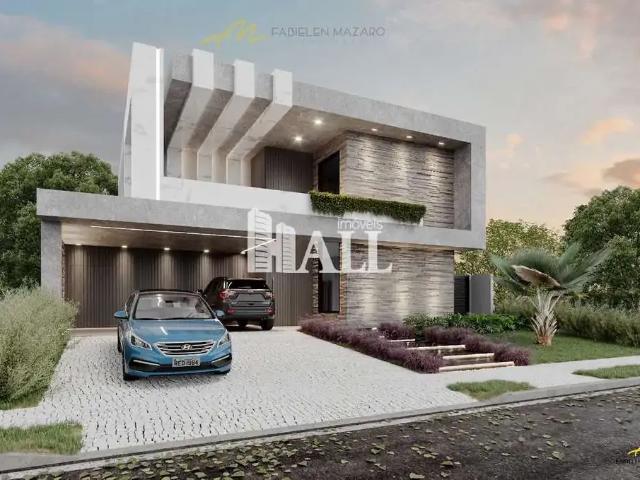 Casa / Sobrado em Condomínio para Venda em São José do Rio Preto/SP Residencial Quinta do Golfe 4 Quartos