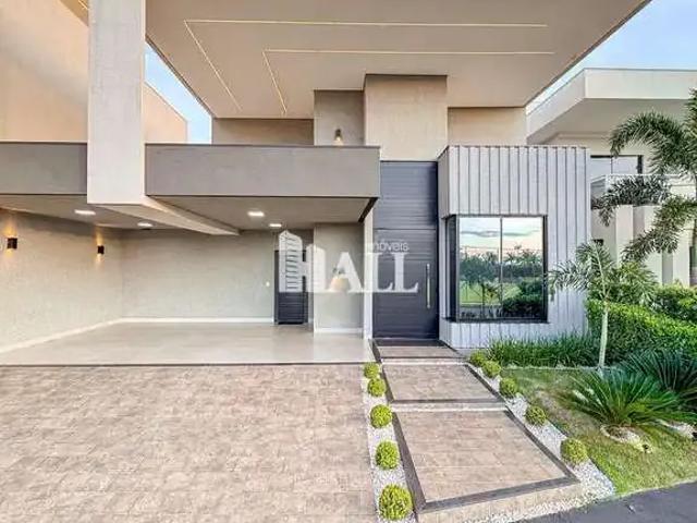 Casa / Sobrado em Condomínio para Venda em São José do Rio Preto/SP Village Damha Rio Preto III 3 Quartos
