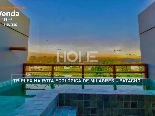 Casa / Sobrado em Condomínio para Venda em São Miguel dos Milagres/AL Zona Rural 3 Quartos