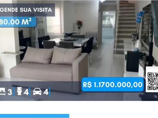 Casa / Sobrado em Condomínio para Venda em São Paulo/SP Jardim Bonfiglioli 3 Quartos