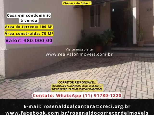 Casa / Sobrado em Condomínio para Venda em Santana de Parnaíba/SP Chácara do Solar II Fazendinha