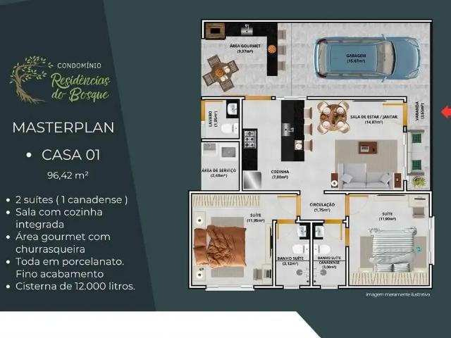 Casa / Sobrado em Condomínio para Venda em Saquarema/RJ Leigos