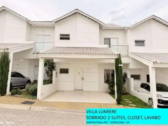 Casa / Sobrado em Condomínio para Venda em Sorocaba/SP Jardim Pagliato 3 Quartos