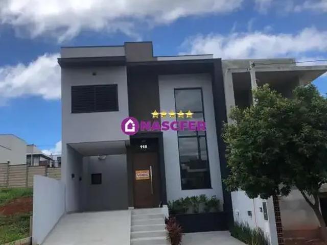 Casa / Sobrado em Condomínio para Venda em Tatuí/SP Residencial Bosques dos Ipês 3 Quartos