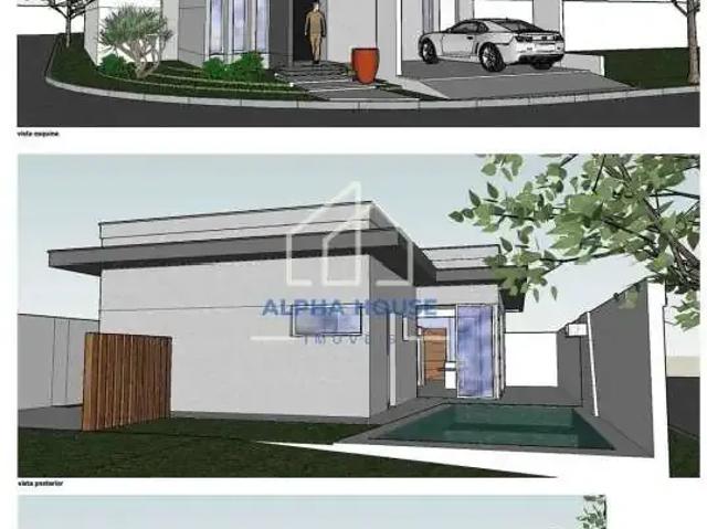 Casa / Sobrado em Condomínio para Venda em Tremembé/SP Loteamento Residencial Barão de Tremembé 3 Quartos