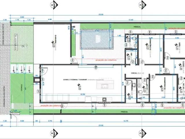 Casa / Sobrado em Condomínio para Venda em Três Lagoas/MS Residencial Costa Leste 3 Quartos