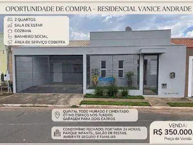 Casa / Sobrado em Condomínio para Venda em Uberaba/MG Vila Arquelau 2 Quartos