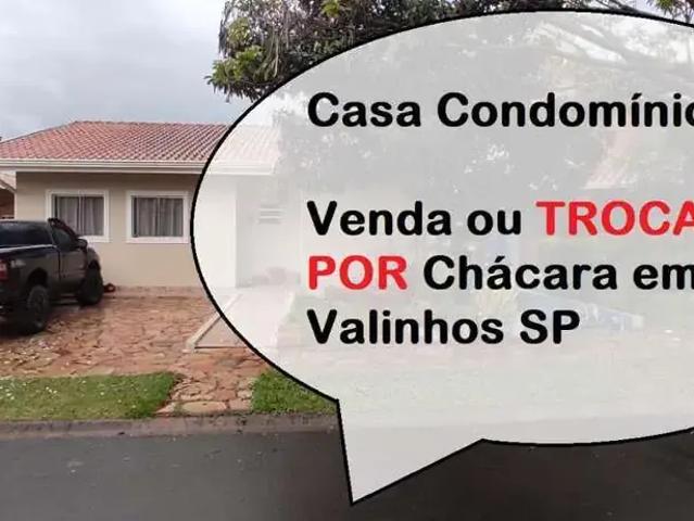 Casa / Sobrado em Condomínio para Venda em Valinhos/SP Condomínio Residencial Terras do Caribe 3 Quartos