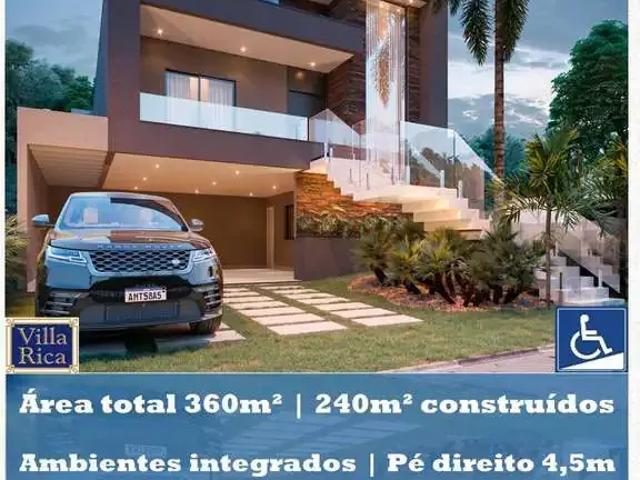 Casa / Sobrado em Condomínio para Venda em Vargem Grande Paulista/SP Jardim Europa 3 Quartos