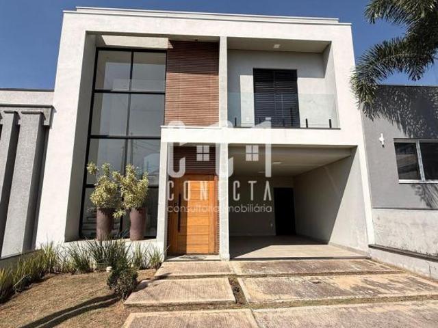 Casa Sobrado em Indaiatuba, Condomínio Mantova com 3 suítes 216 m2