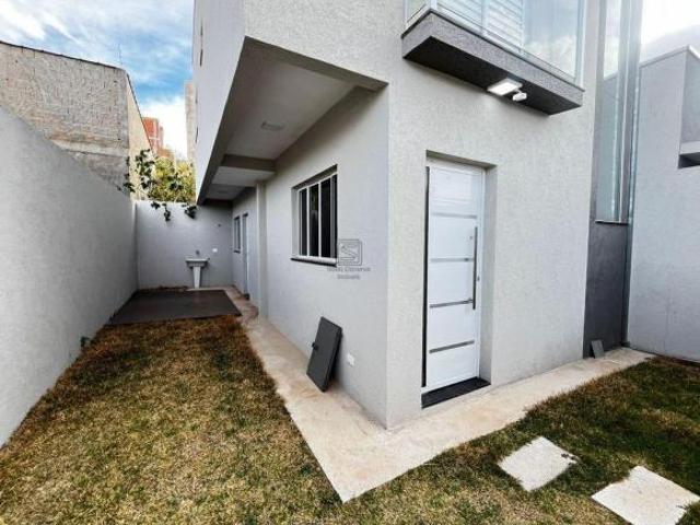 Casa sobrado, nova, 2 suítes